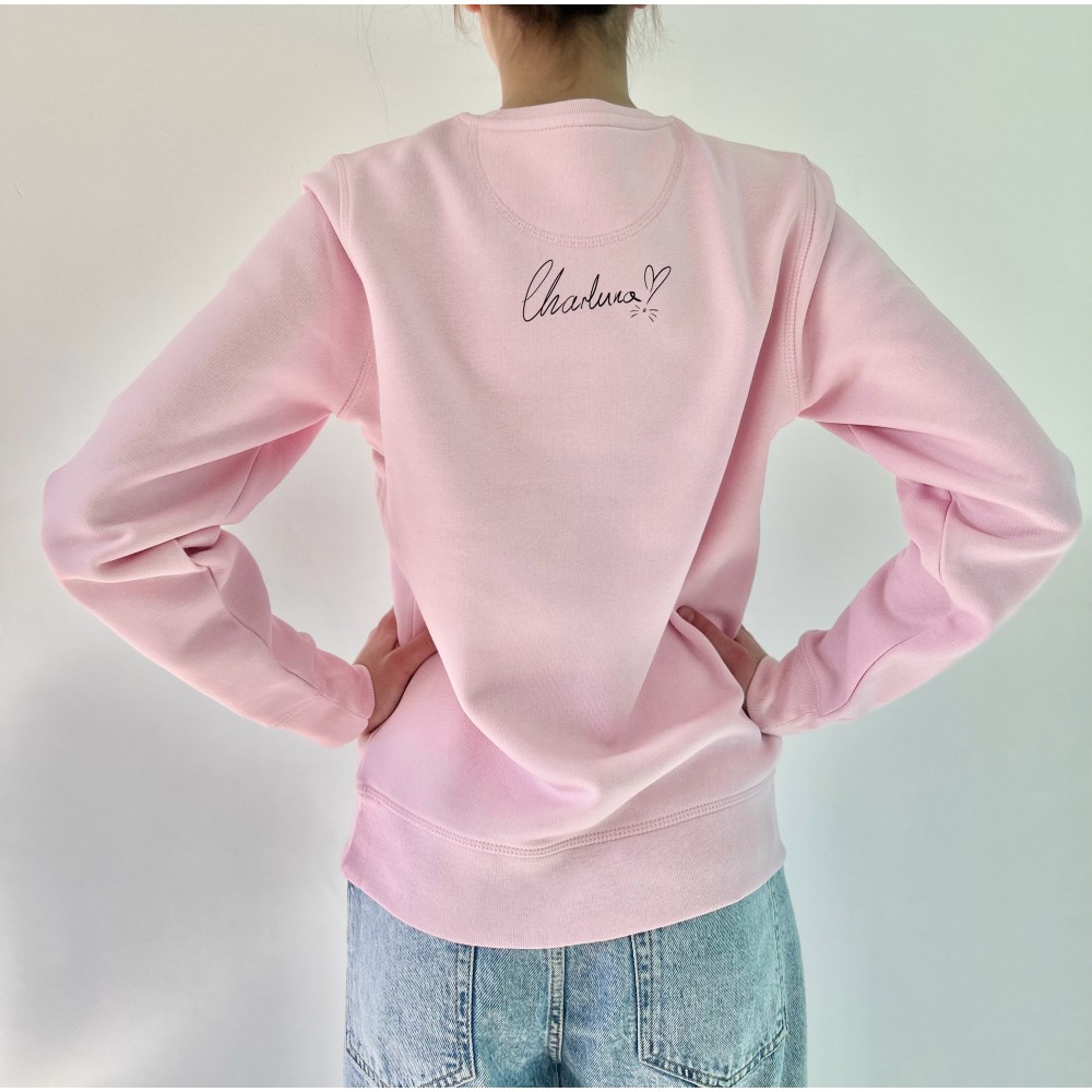 BLUZA UNISEX CHARLUNA NADRUK KRÓLICZEK - diwu.pl